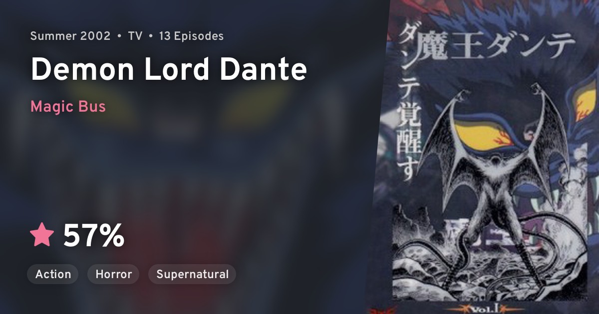 Maou Dante (Demon Lord Dante) · AniList