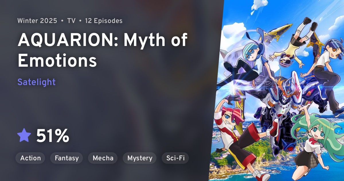 Sousei no Aquarion: Myth of Emotions (AQUARION: Myth of Emotions) · AniList