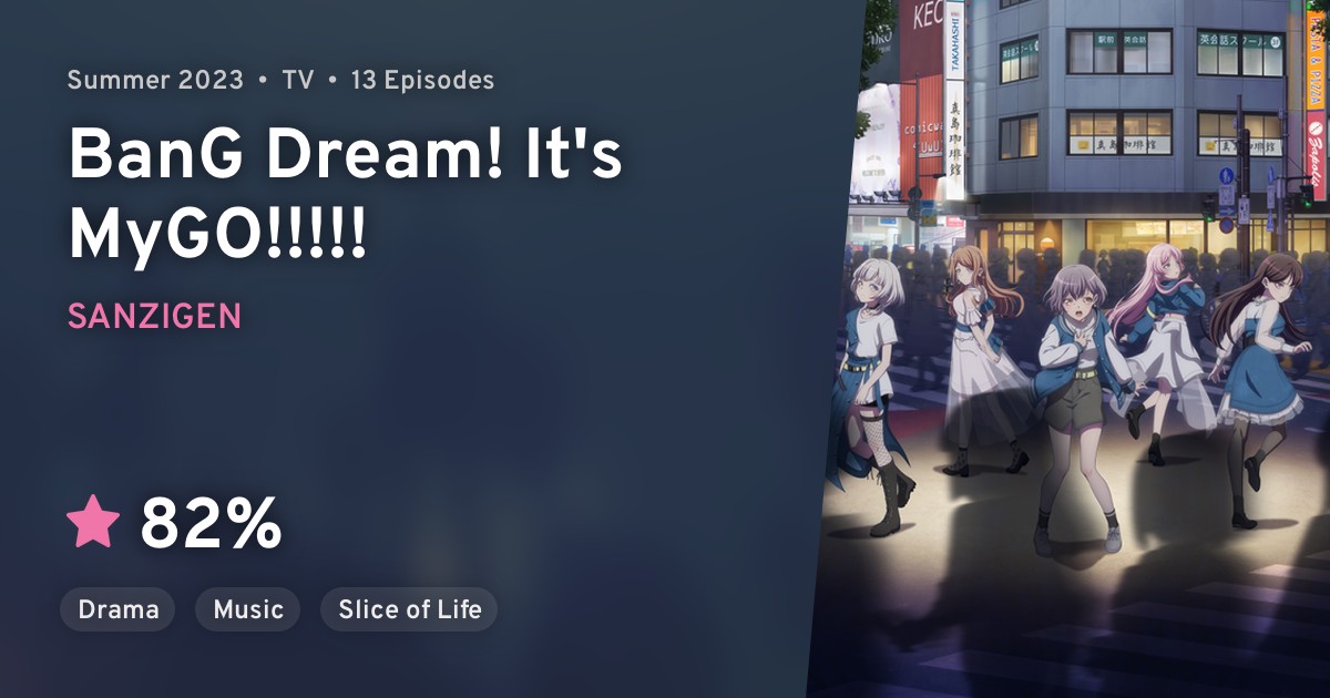 BanG Dream! It's MyGO!!!!! · AniList