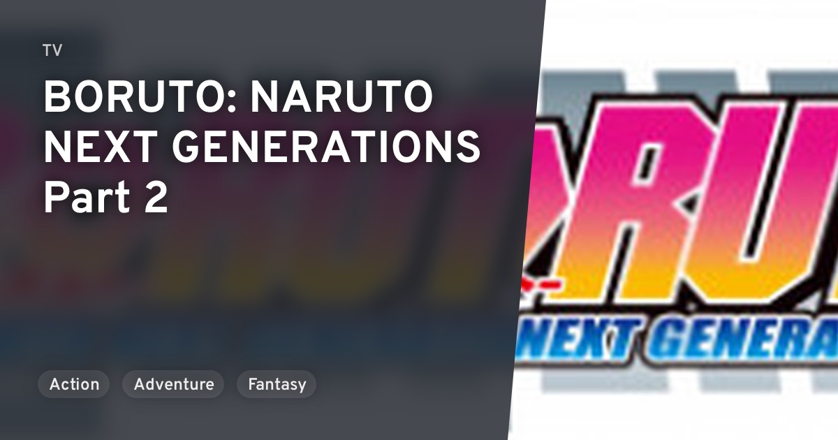 BORUTO: NARUTO NEXT GENERATIONS Part 2 · AniList