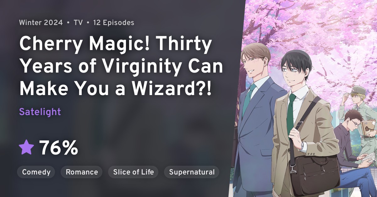 30-sai made Doutei da to Mahou Tsukai ni Nareru Rashii (Cherry Magic! Thirty Years of Virginity ...