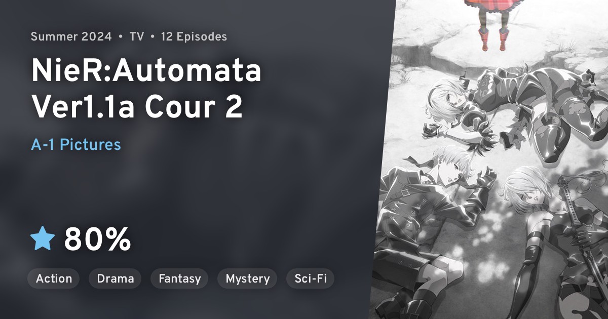 NieR:Automata Ver1.1a 2nd Season (NieR:Automata Ver1.1a Cour 2) · AniList