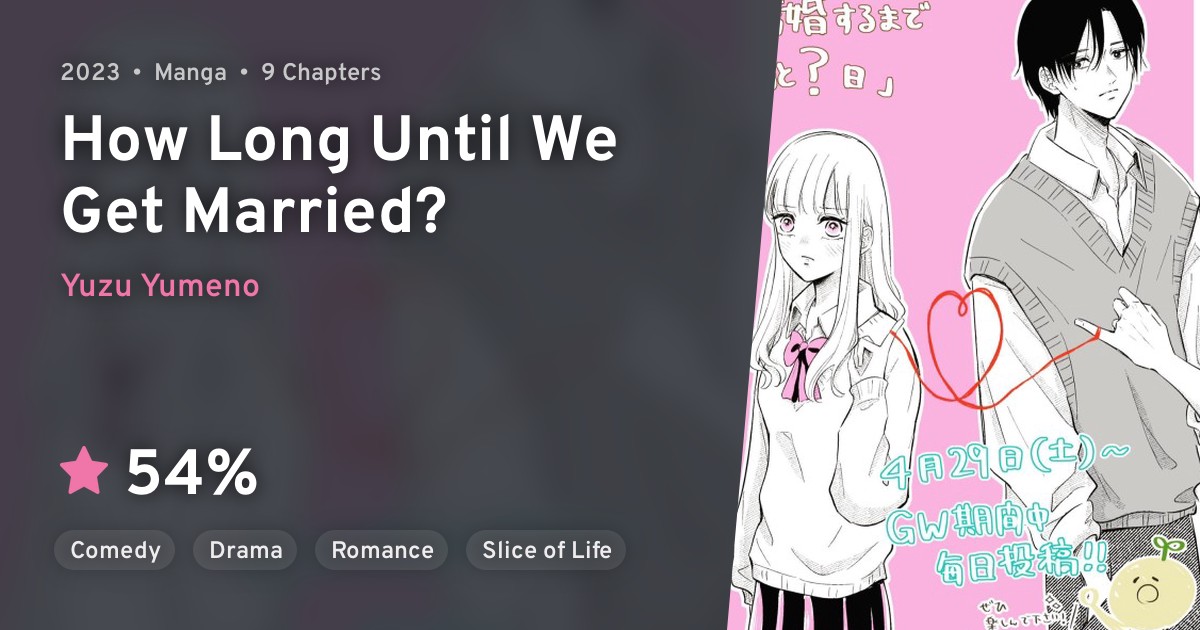 Kekkonsuru Made Ato ? Nichi (How Long Until We Get Married?) · AniList