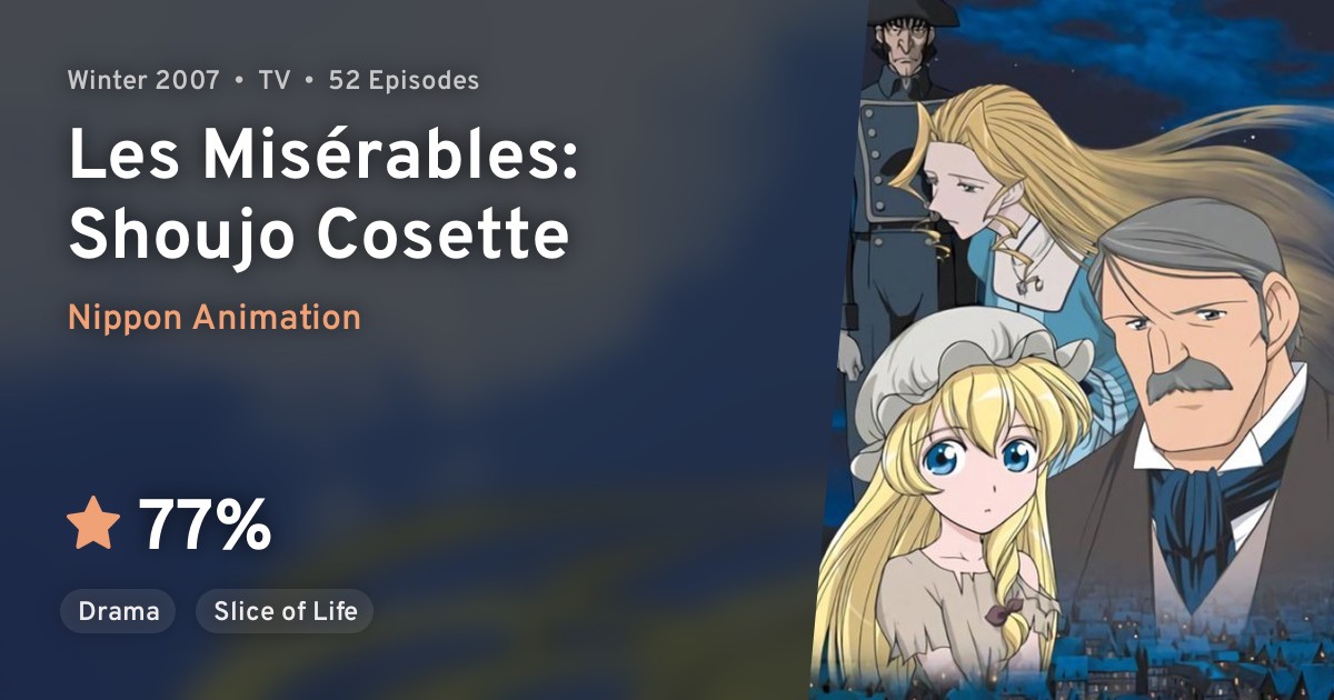 Les Misérables: Shoujo Cosette · AniList