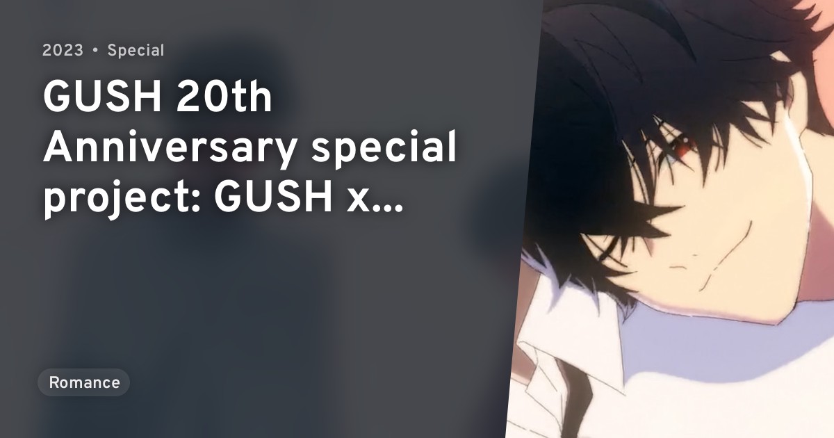GUSH 20th Anniversary special project: GUSH x Yamashita RIRI · AniList