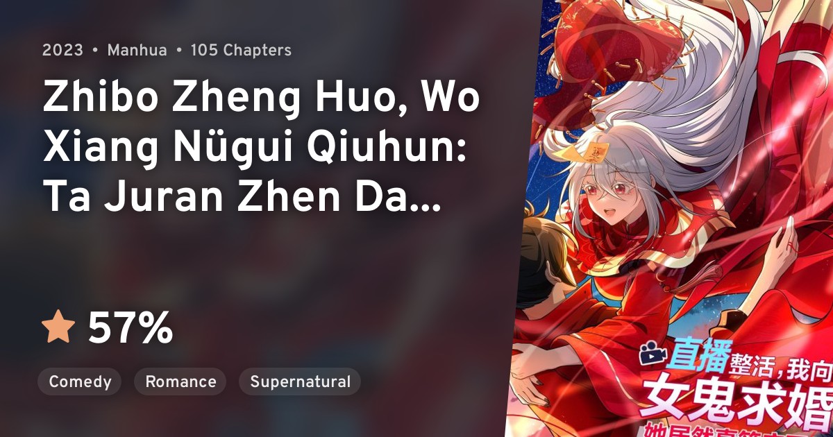 Zhibo Zheng Huo, Wo Xiang Nügui Qiuhun: Ta Juran Zhen Daying Le?! · AniList