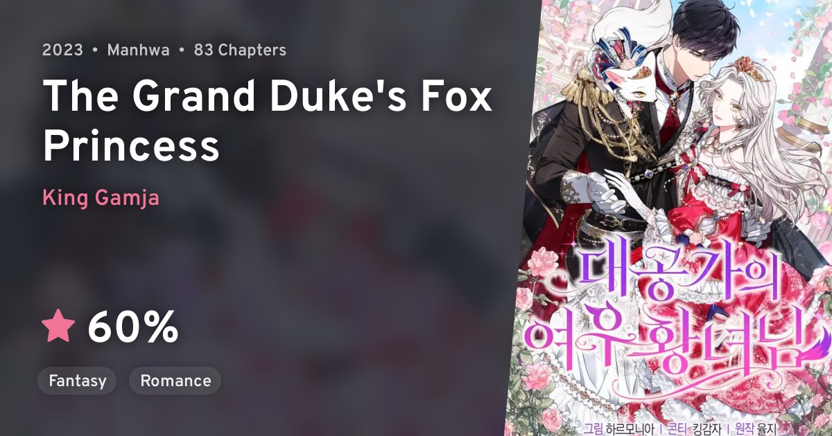 Daegonggaui Yeou Hwangnyeonim (The Grand Duke's Fox Princess) · AniList