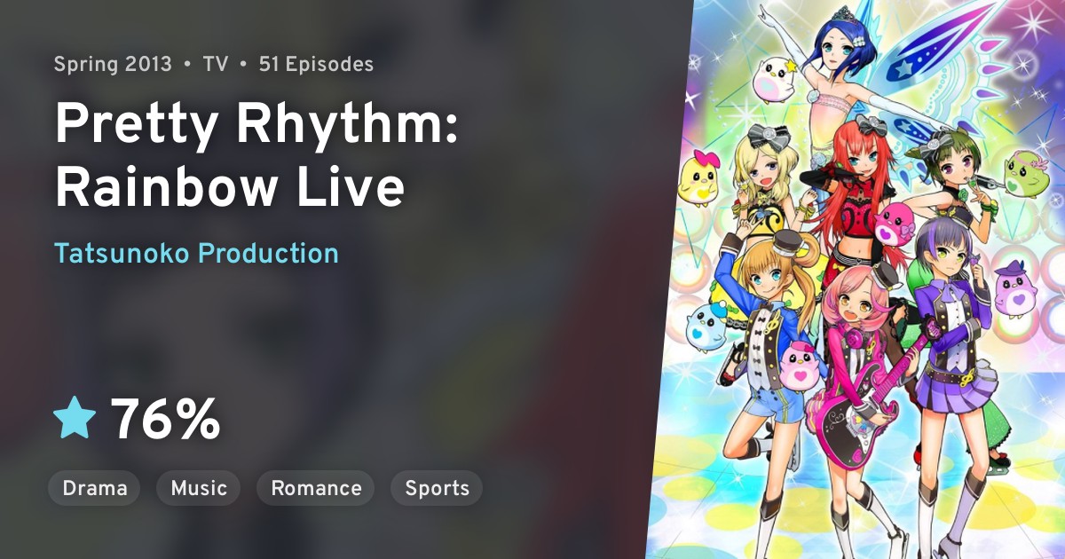 Pretty Rhythm: Rainbow Live · AniList