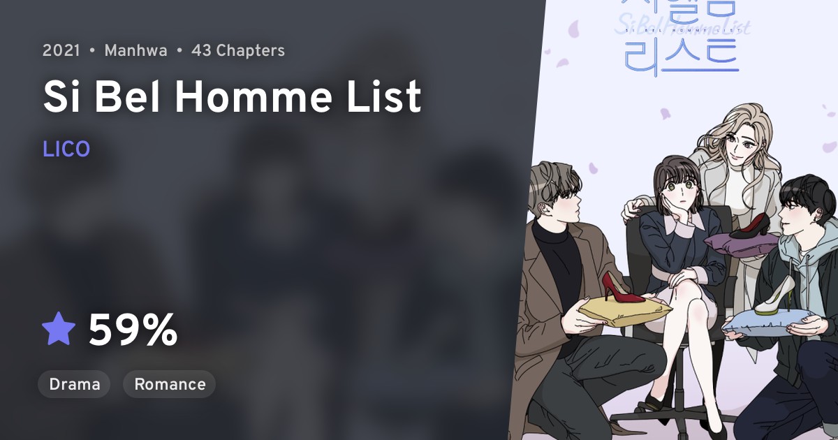 Si Bel Homme List · AniList