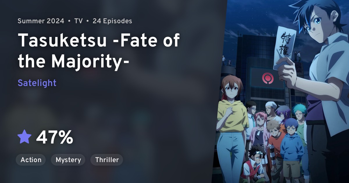 Tasuuketsu (Tasuketsu -Fate of the Majority-) · AniList