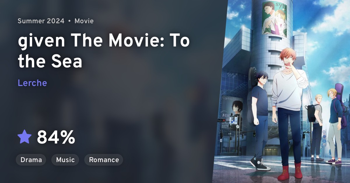 Given: Umi e (given The Movie: To the Sea) · AniList