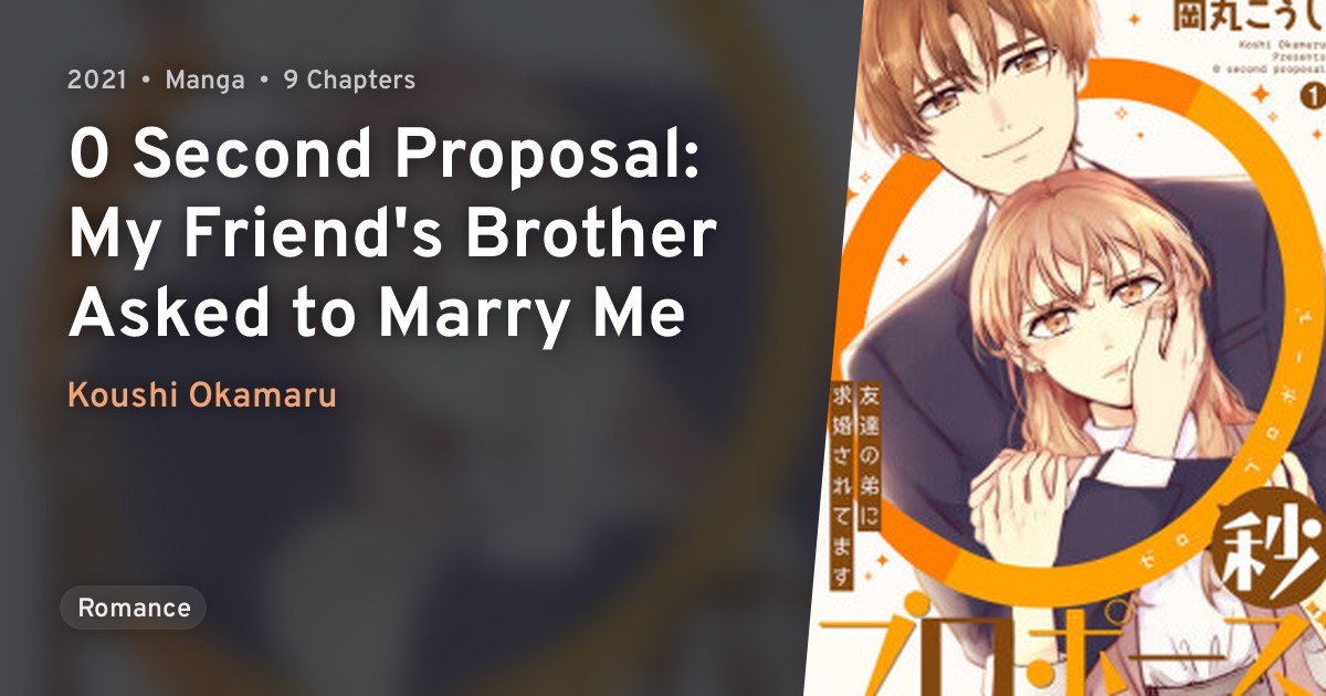 0-byou Proposal: Tomodachi no Otouto ni Kyuukonsaretemasu (0 Second Proposal: My Friend's ...