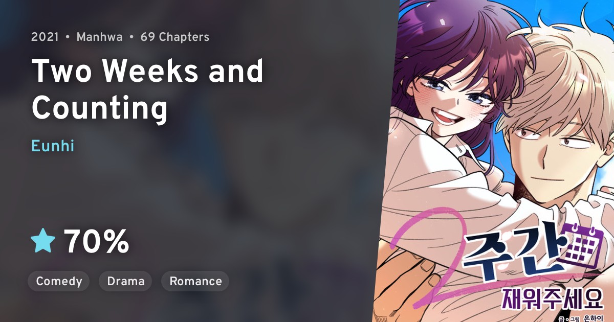 2-jugan Jaewojuseyo (Two Weeks and Counting) · AniList