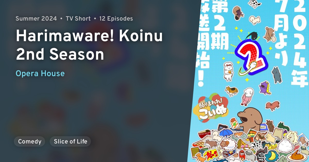 Harimaware! Koinu 2nd Season · AniList