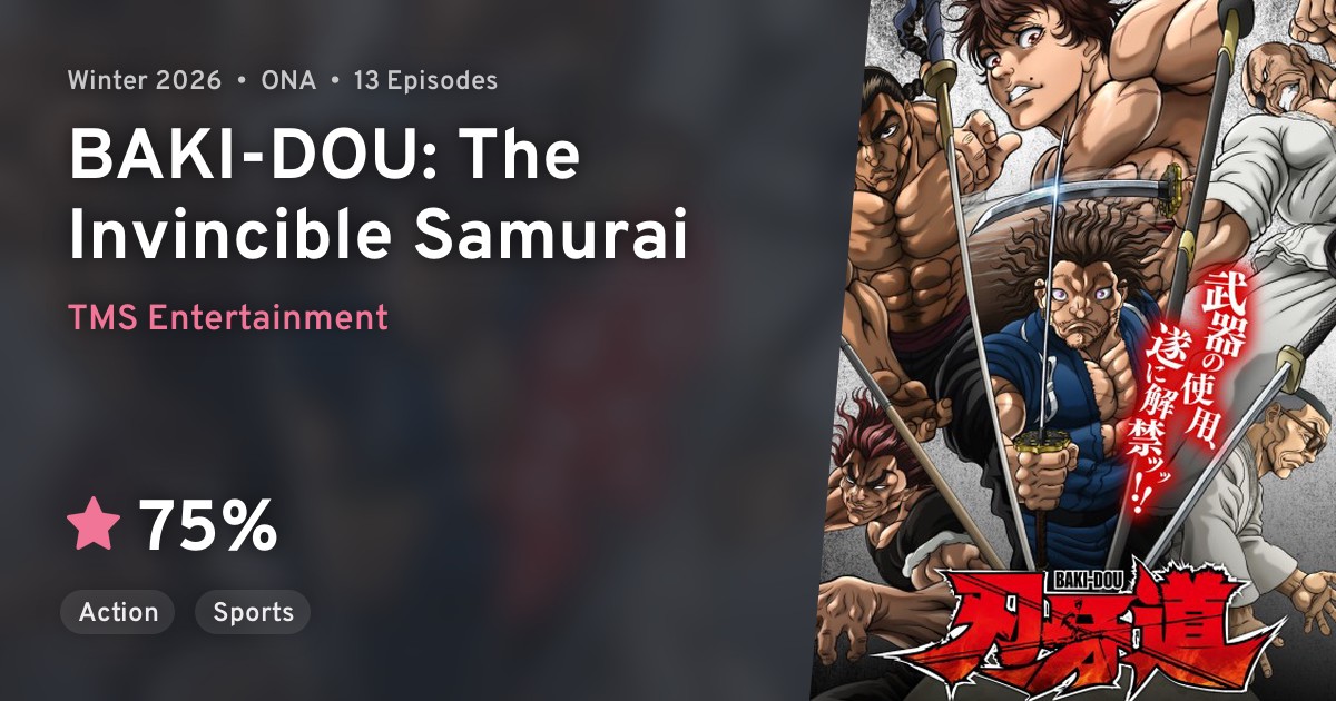BAKI-DOU (BAKI-DOU: The Invincible Samurai) · AniList