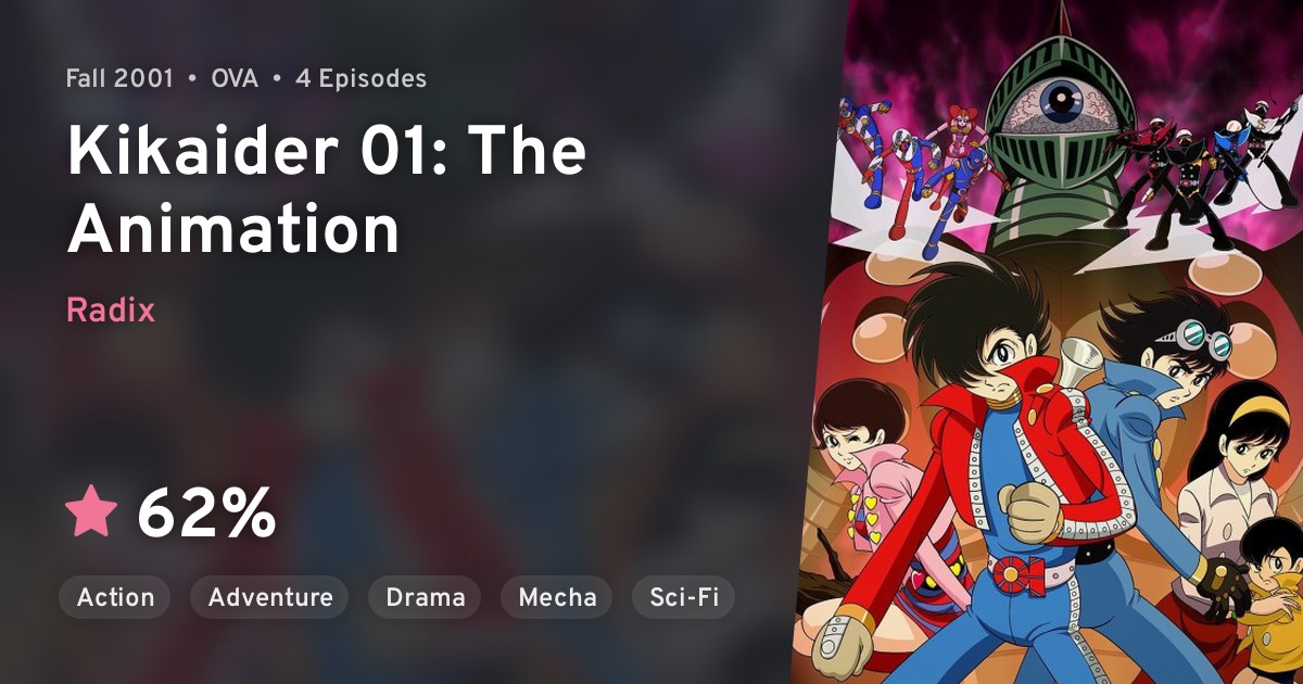 Kikaider 01: THE ANIMATION (Kikaider 01: The Animation) · AniList