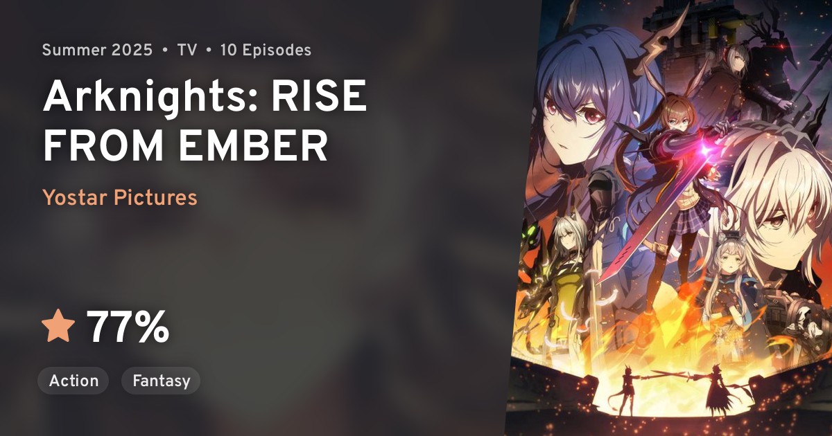 Arknights: Enshin Shomei (Arknights: RISE FROM EMBER) · AniList