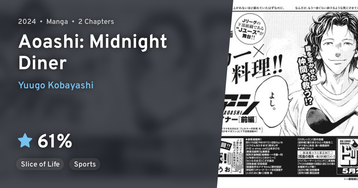 Aoashi: Midnight Diner · AniList