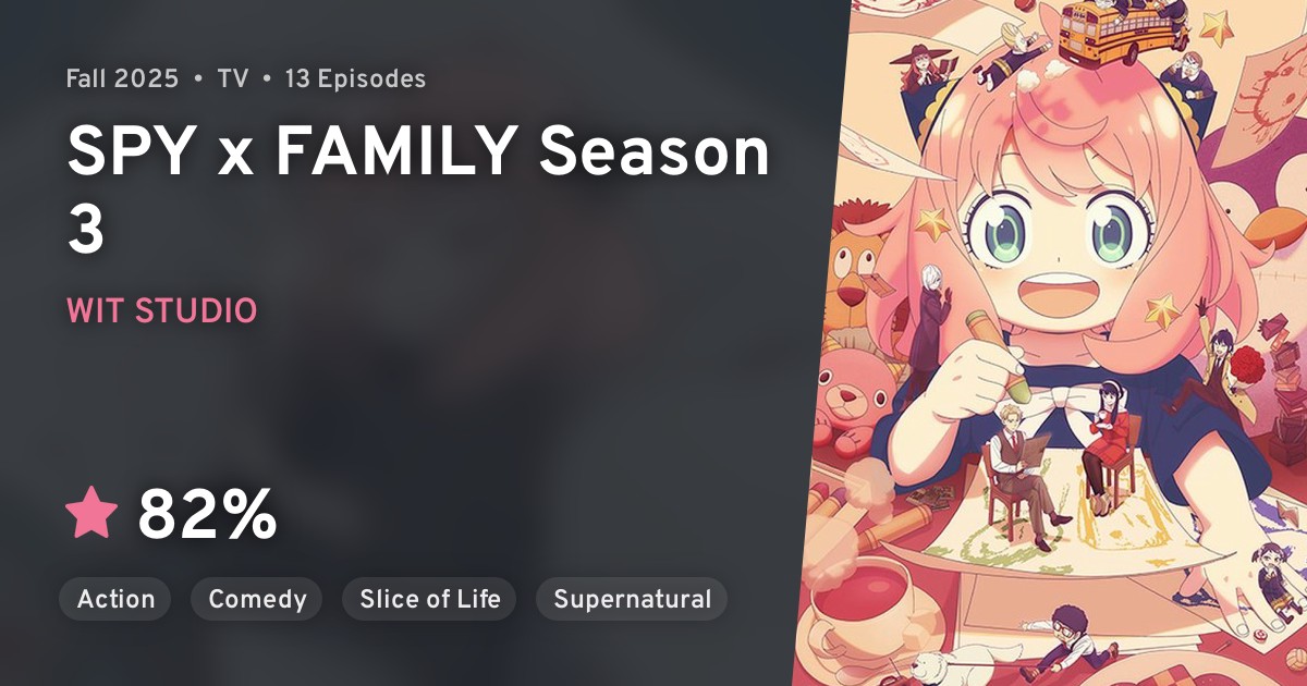 SPY×FAMILY Season 3 (SPY x FAMILY Season 3) · AniList