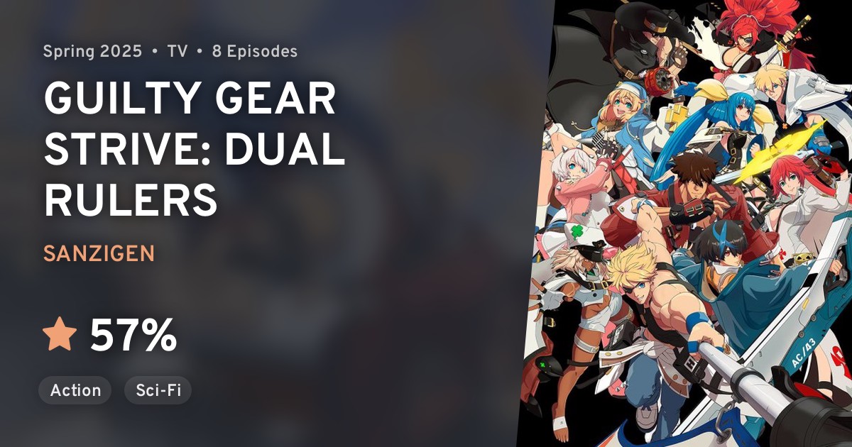 GUILTY GEAR STRIVE: DUAL RULERS · AniList
