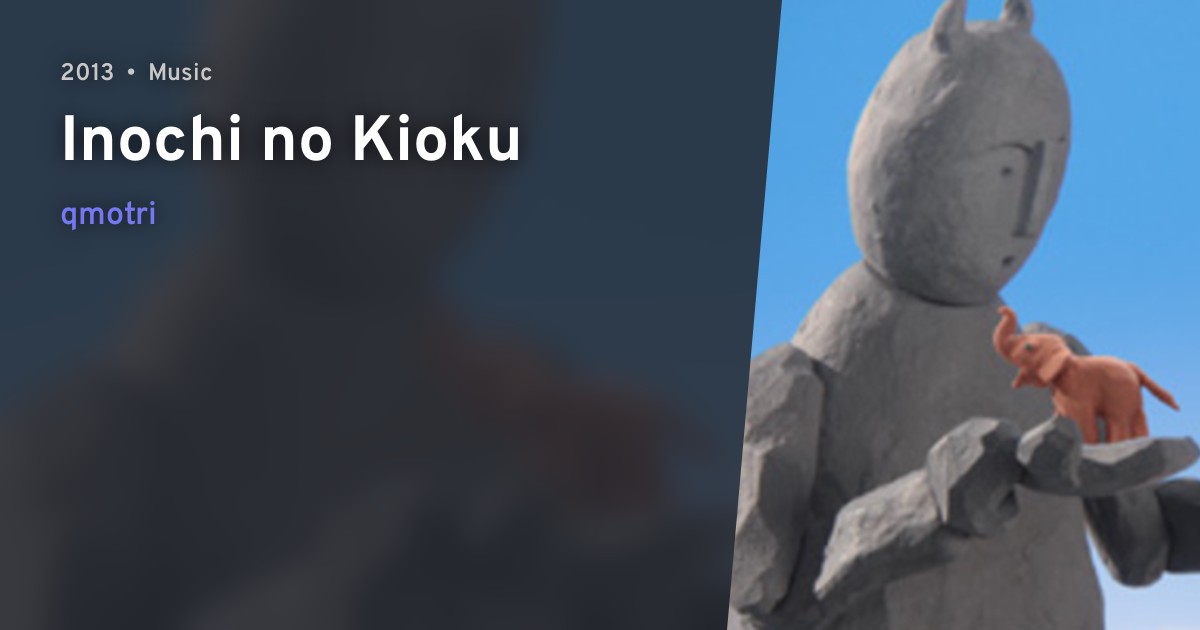 Inochi no Kioku · AniList