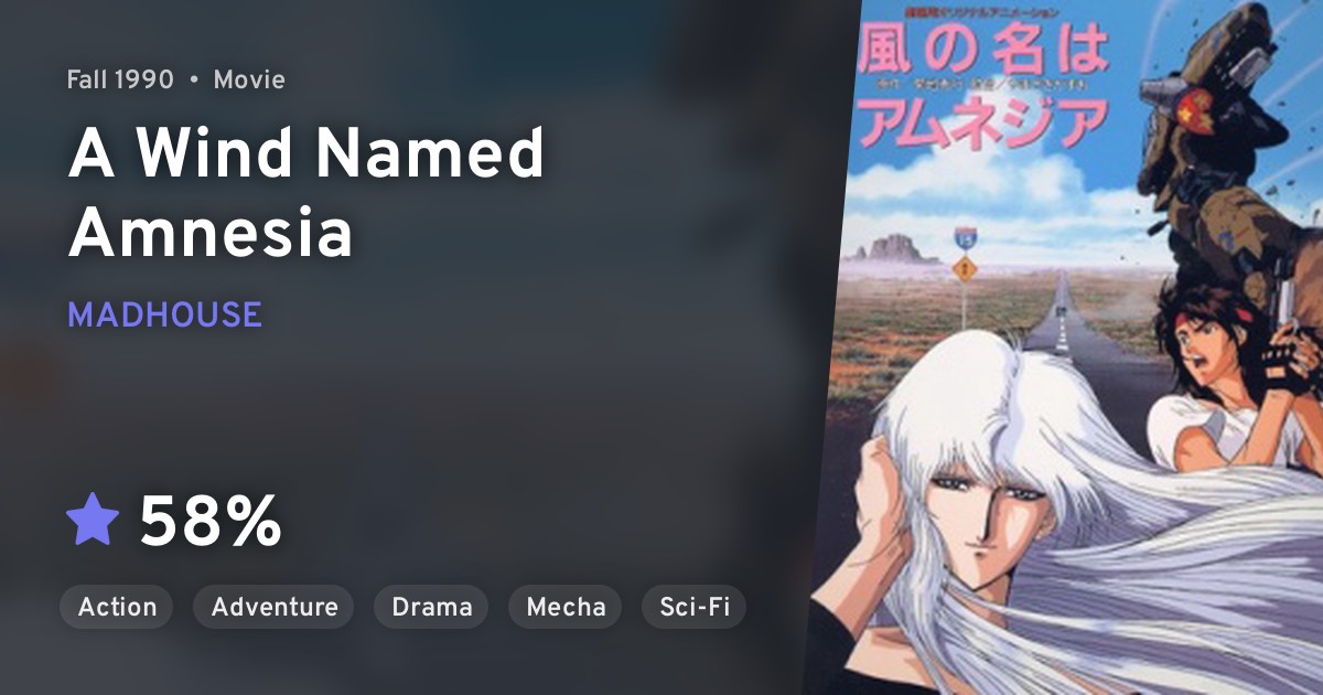 Kaze no Na wa Amnesia (A Wind Named Amnesia) · AniList