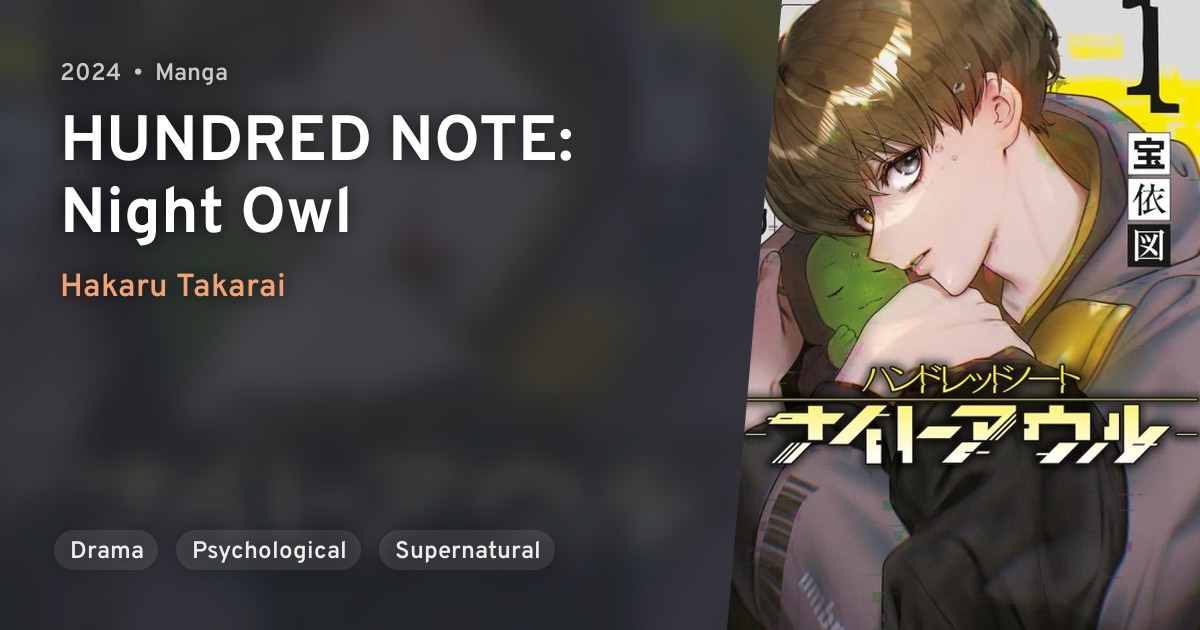 HUNDRED NOTE: Night Owl · AniList