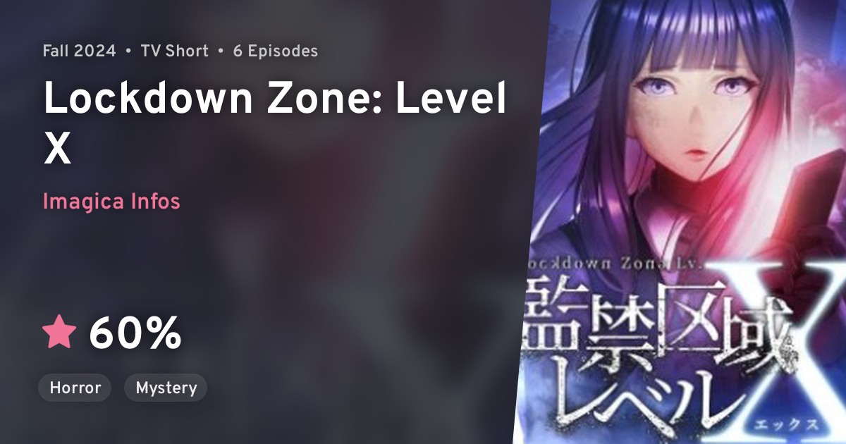 Kankin Kuiki Level X (Lockdown Zone: Level X) · AniList