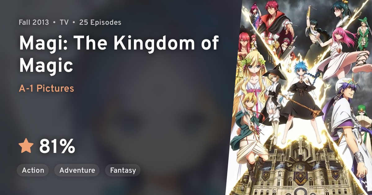 Magi: The kingdom of magic (Magi: The Kingdom of Magic) · AniList