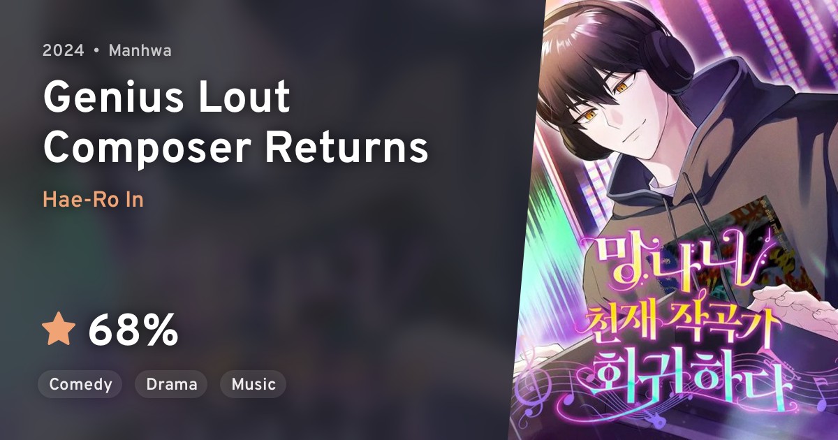 Mangnani Cheonjae Jakgokga Hoegwihada (Genius Lout Composer Returns ...