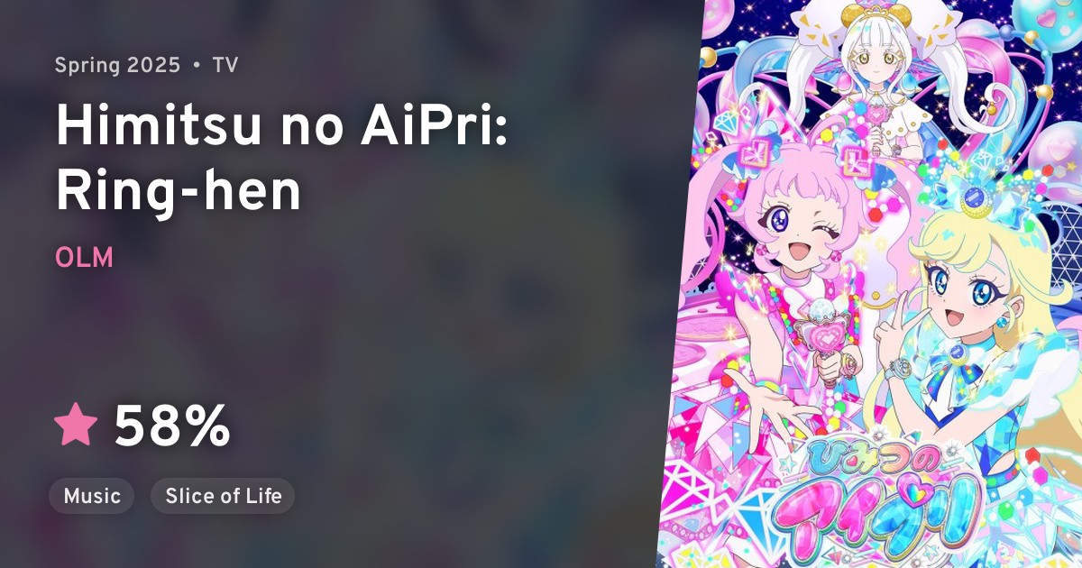 Himitsu no AiPri: Ring-hen · AniList