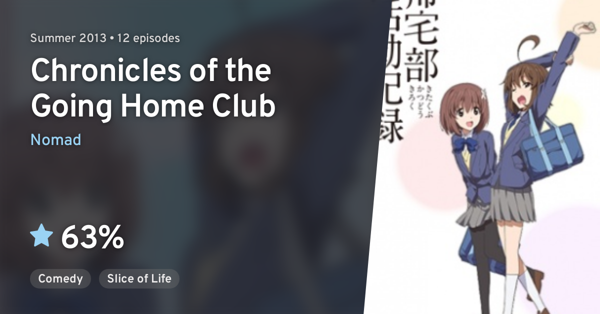 Kitakubu Katsudou Kiroku (Chronicles of the Going Home Club) · AniList