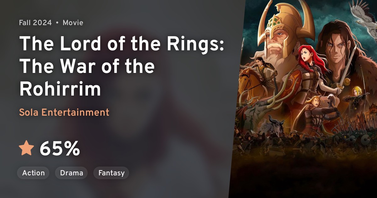 The Lord of the Rings: Rohan no Tatakai (The Lord of the Rings: The War ...