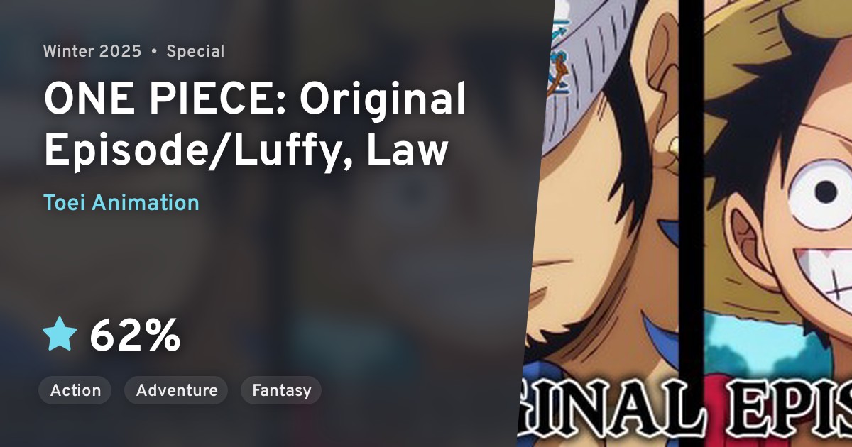 ONE PIECE Original Episode/Luffy, Law · AniList