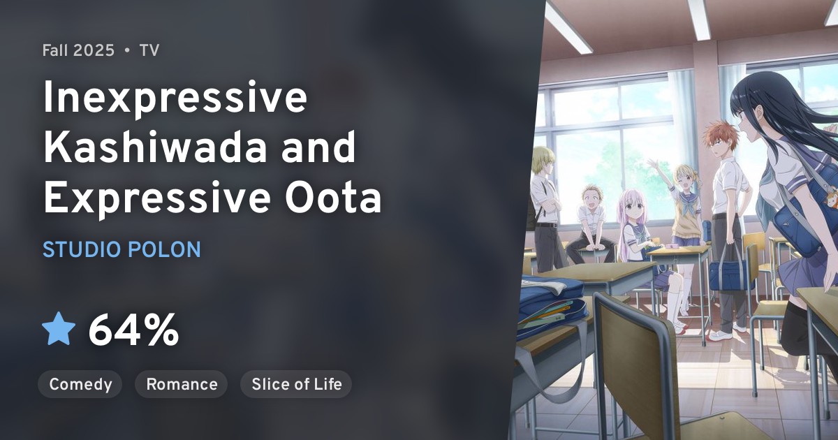 Kao ni Denai Kashiwada-san to Kao ni Deru Oota-kun (Inexpressive Kashiwada and Expressive Oota ...