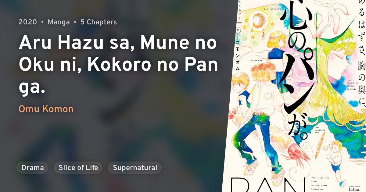 Aru Hazu sa, Mune no Oku ni, Kokoro no Pan ga. · AniList
