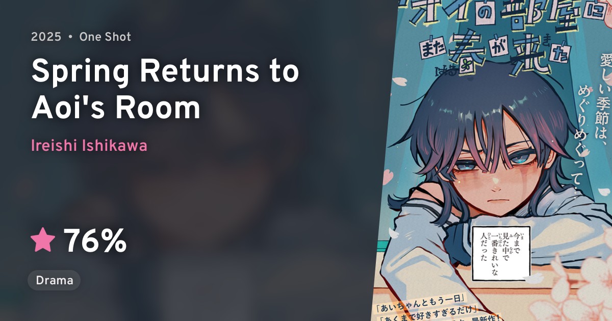 Aoi no Heya ni Mata Haru ga Kita (Spring Returns to Aoi's Room) · AniList