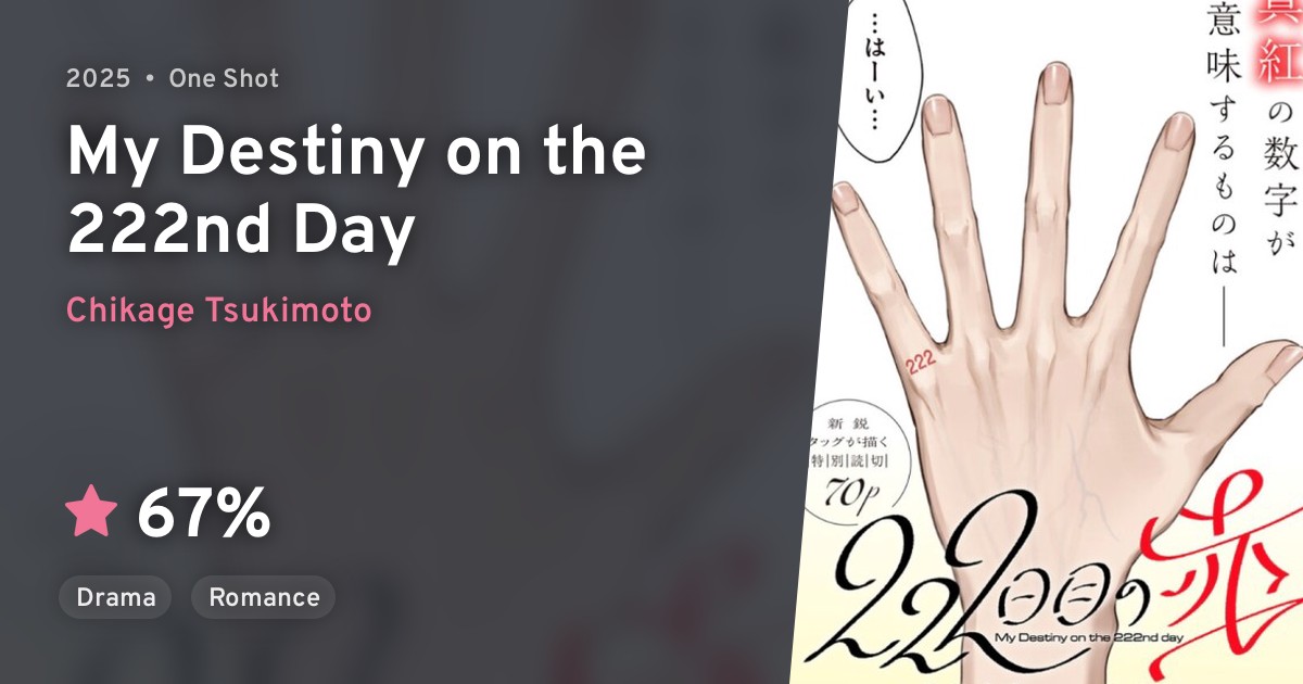 222-nichime no Aka (My Destiny on the 222nd Day) · AniList