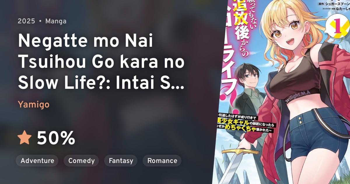 Negatte mo Nai Tsuihou Go kara no Slow Life?: Intai Shita Hazu ga Nariyuki de Bishoujo Gal no ...