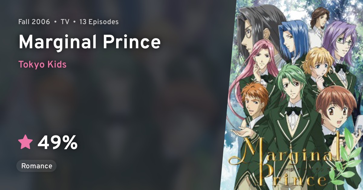 Marginal Prince: Gekkeiju no Ouji-tachi (Marginal Prince) · AniList