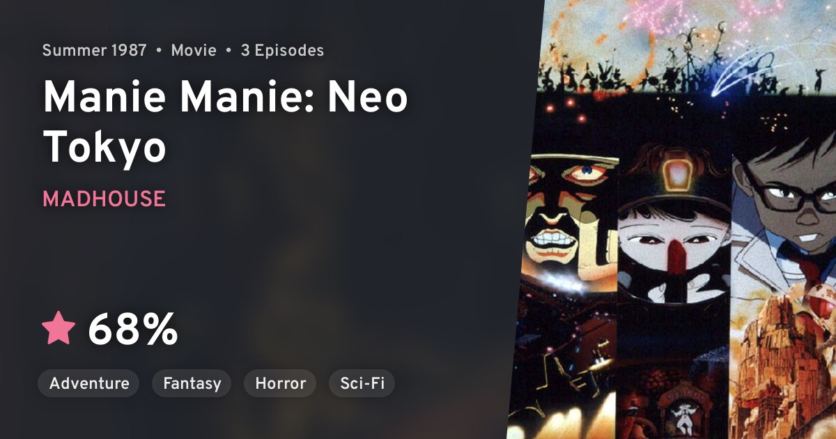 Meikyuu Monogatari (Manie Manie: Neo Tokyo) · AniList