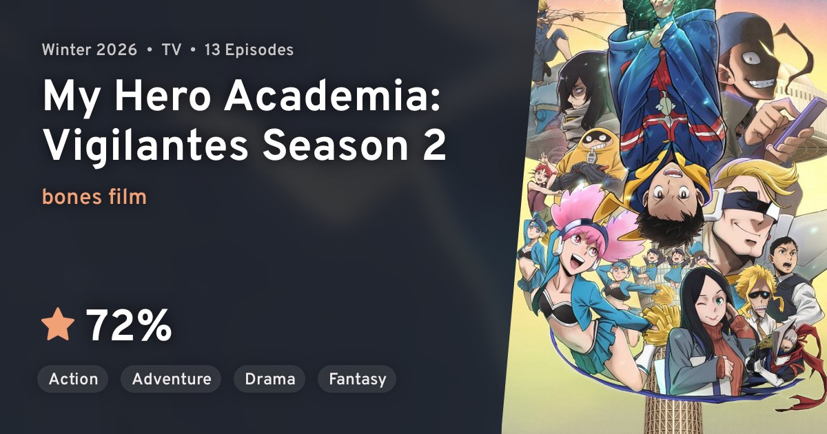 Vigilante: Boku no Hero Academia ILLEGALS 2nd Season (My Hero Academia ...