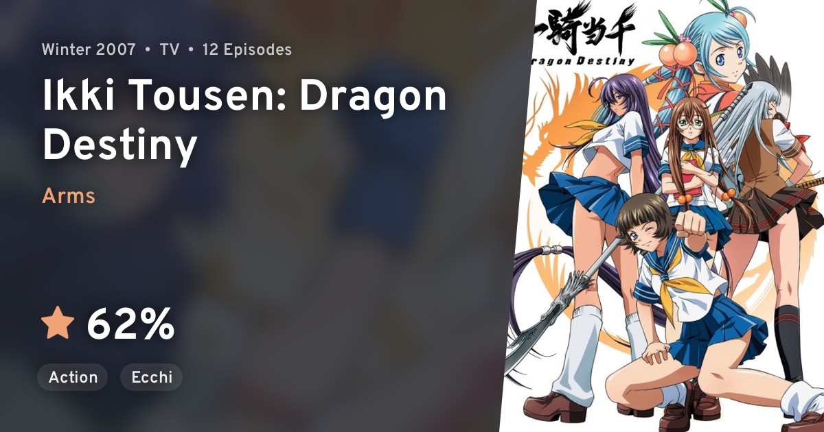Ikkitousen: Dragon Destiny (Ikki Tousen: Dragon Destiny) · AniList
