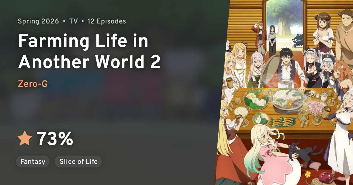 Isekai Nonbiri Nouka 2 (Farming Life in Another World 2) · AniList