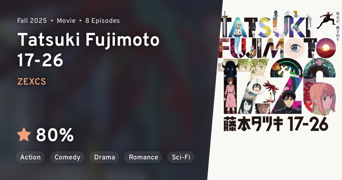 Fujimoto Tatsuki 17-26 (Tatsuki Fujimoto 17-26) · AniList