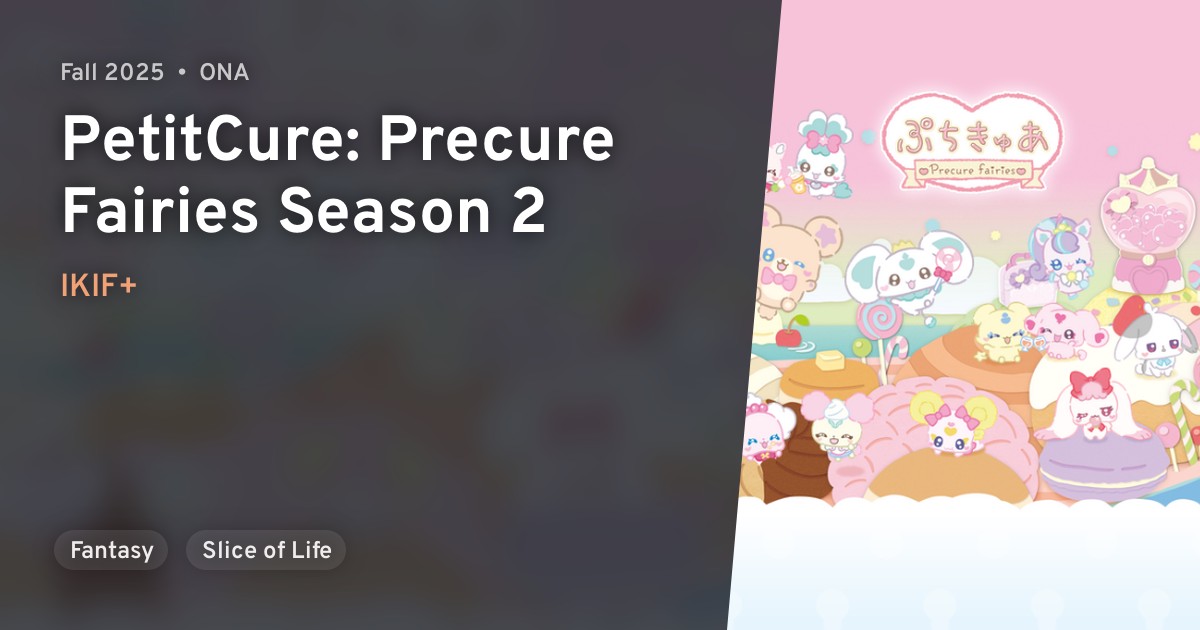 PetitCure: Precure Fairies Season 2 · AniList