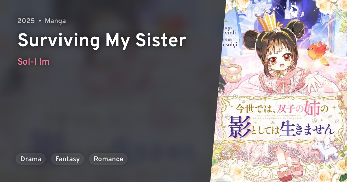 Konse dewa, Futago no Ane no Kage to Shite wa Ikimasen (Surviving My ...