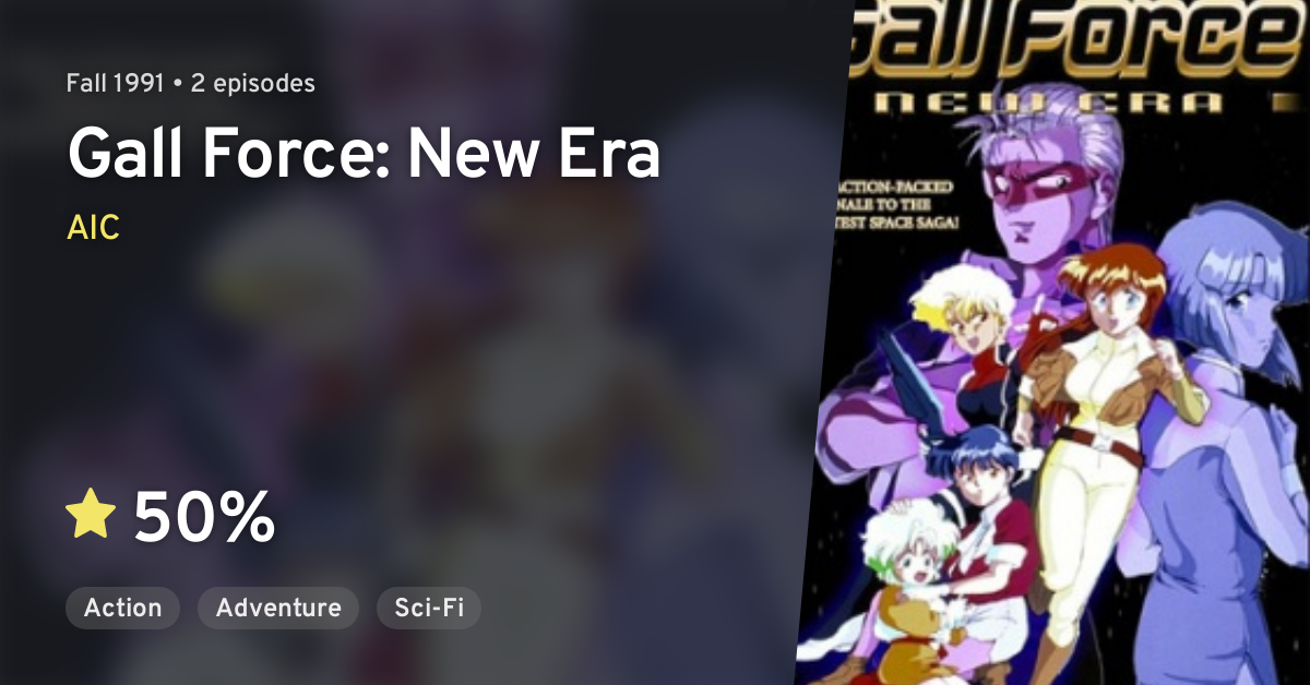 Gall Force: New Era · AniList