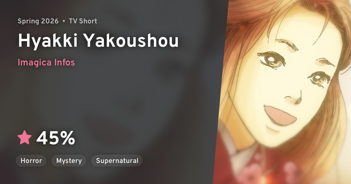 Hyakki Yakou Shou (Hyakki Yakoushou) · AniList