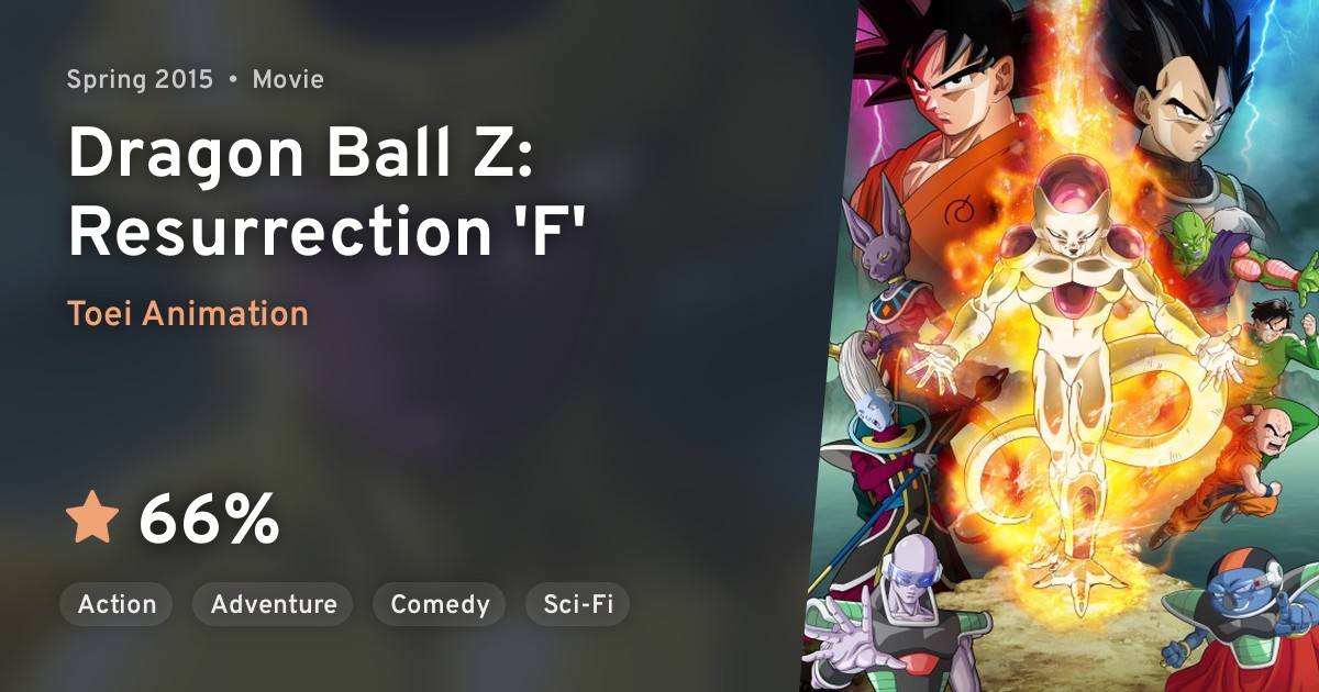 Watch Dragon Ball Z: Resurrection 'F' Episodes in English Sub/Dub ...